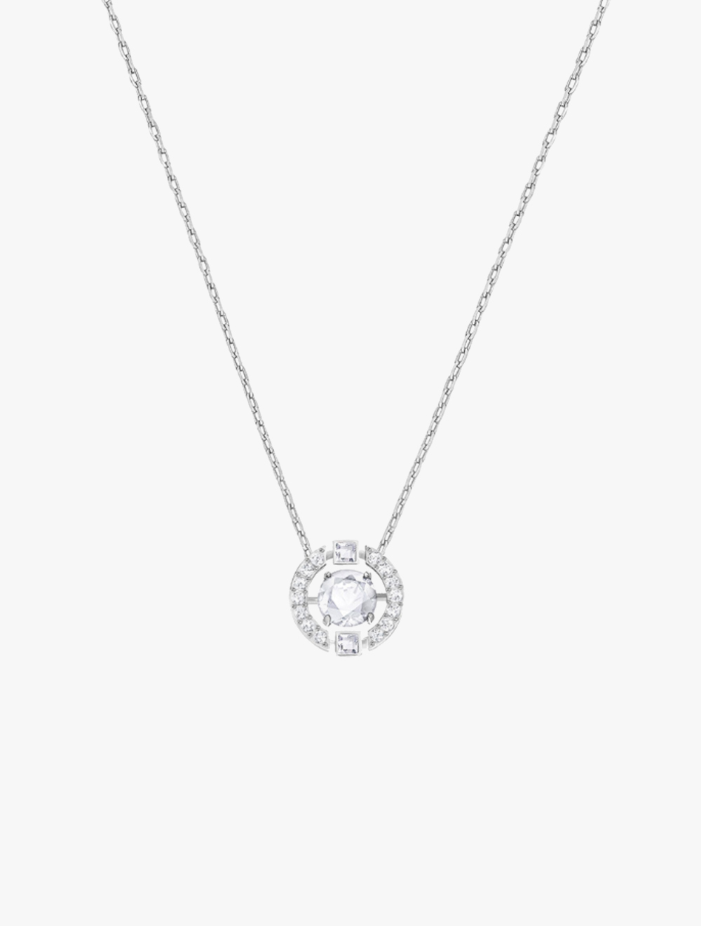 SPARKLING DC:NECKLACE CZWH/CRY/RHS