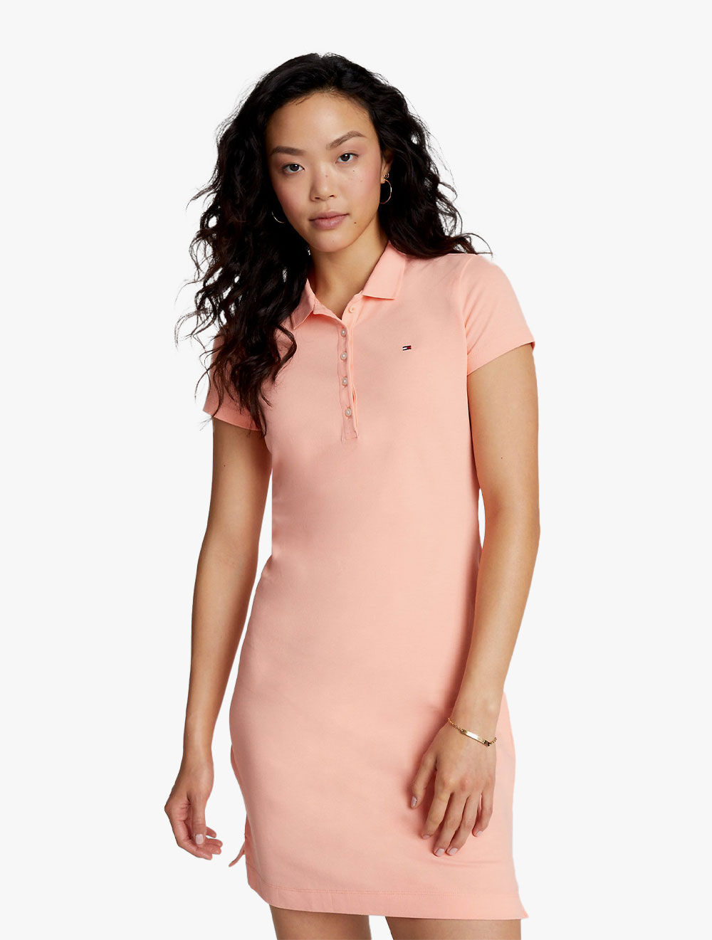 TOMMY HILFIGER - SLIM FIT POLO DRESS