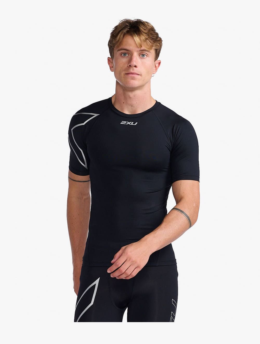 2XU MENS CORE COMP S/S - BLACK