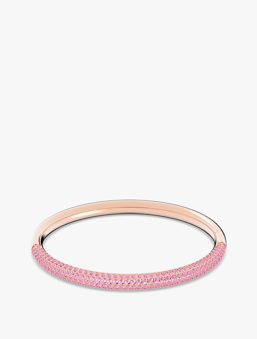 Stone Bangle, Pink, Rose Gold-Tone Pvd - M