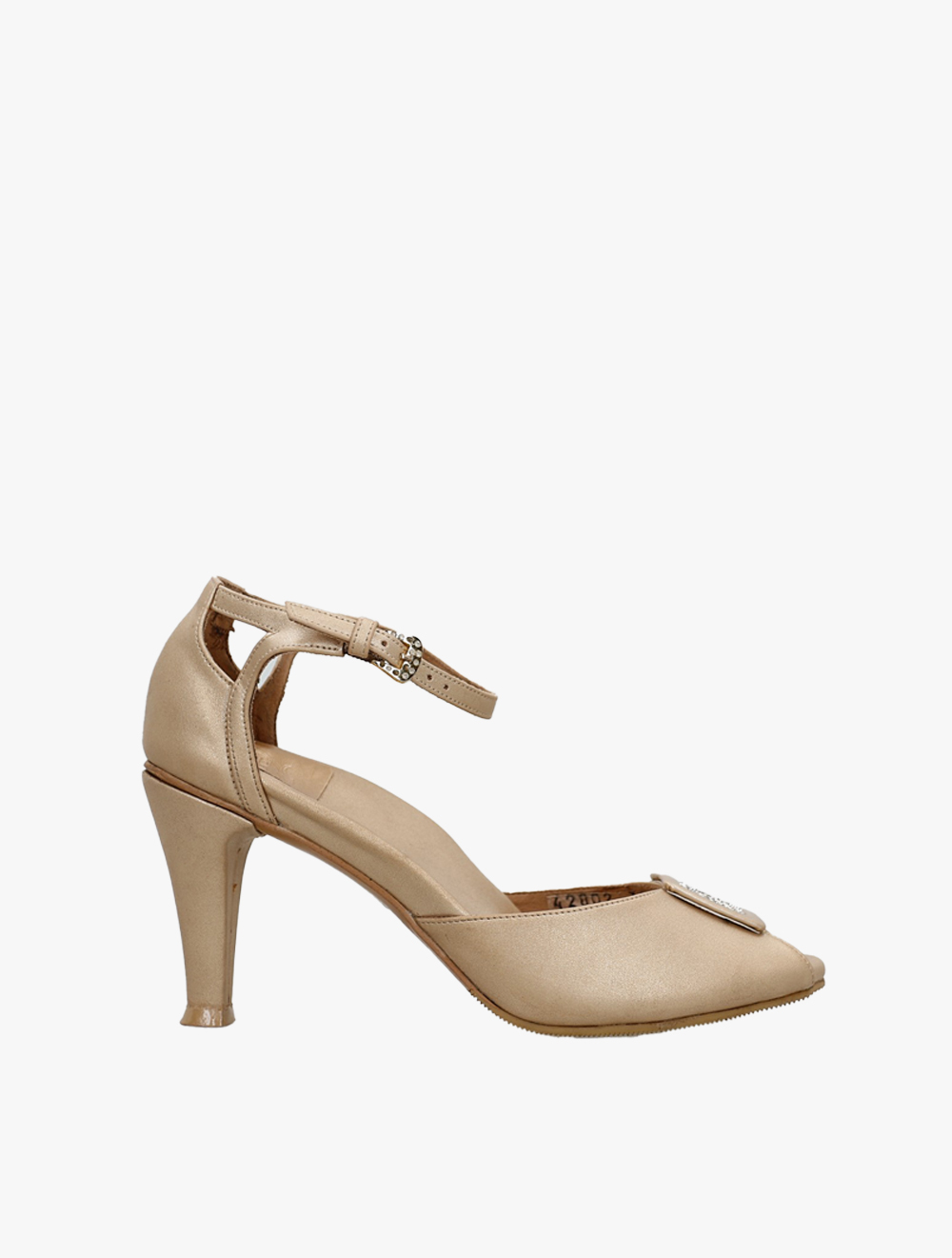 Orthopaedic - Gold Ankle Strap - High Stilletto