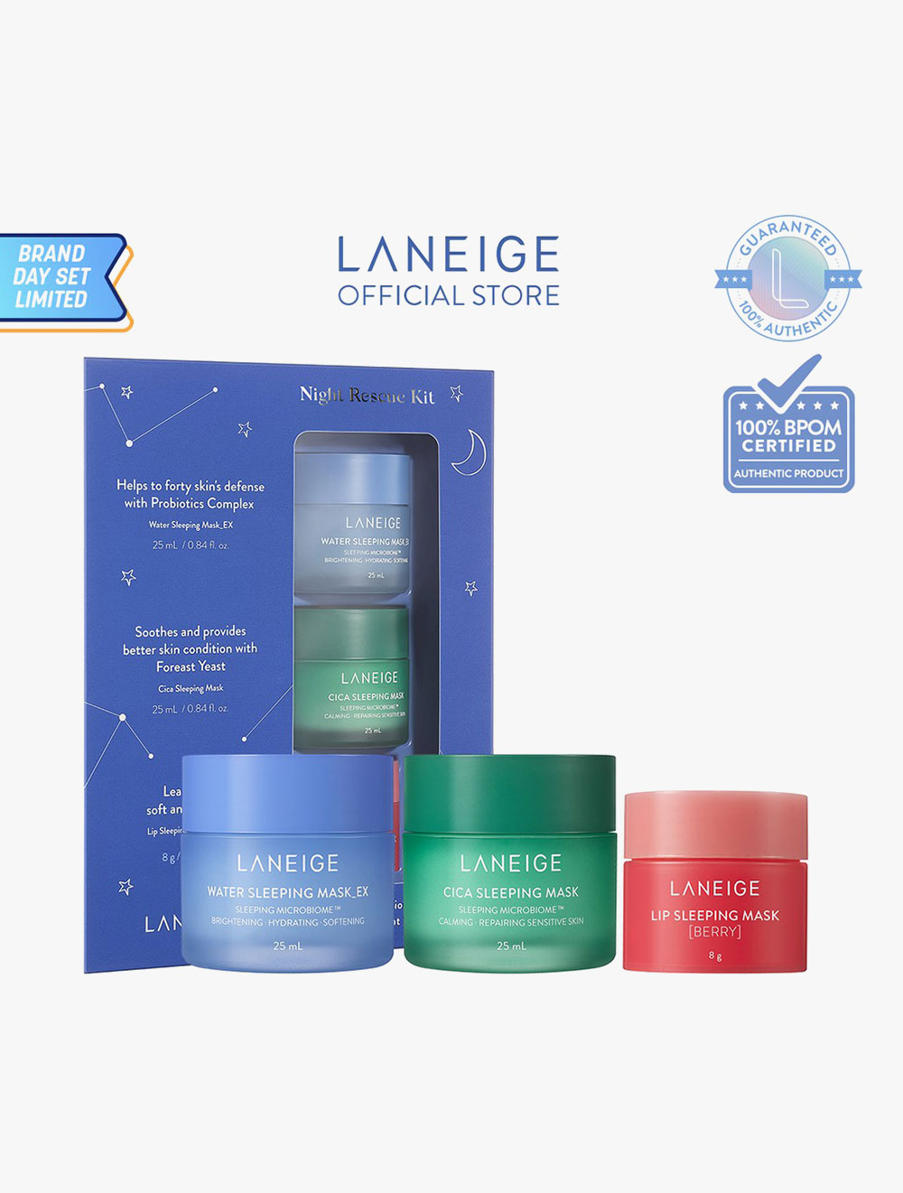 Night Rescue Kit 3 Pieces.