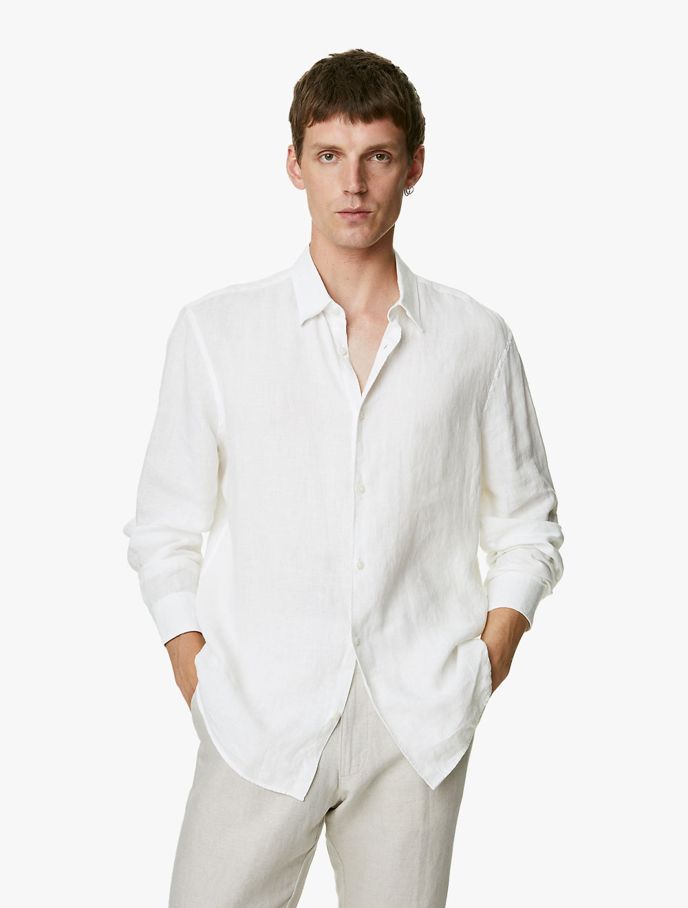 Pure Linen Regular Fit Shirt