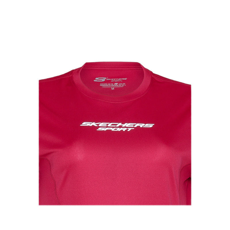 Skechers t shirt womens red store